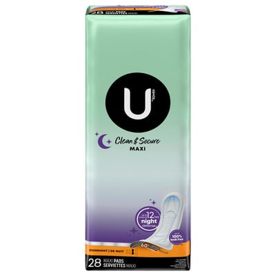 KOTEX U SECURITY MAXI PADS 28pads — M-Care Pharmacy