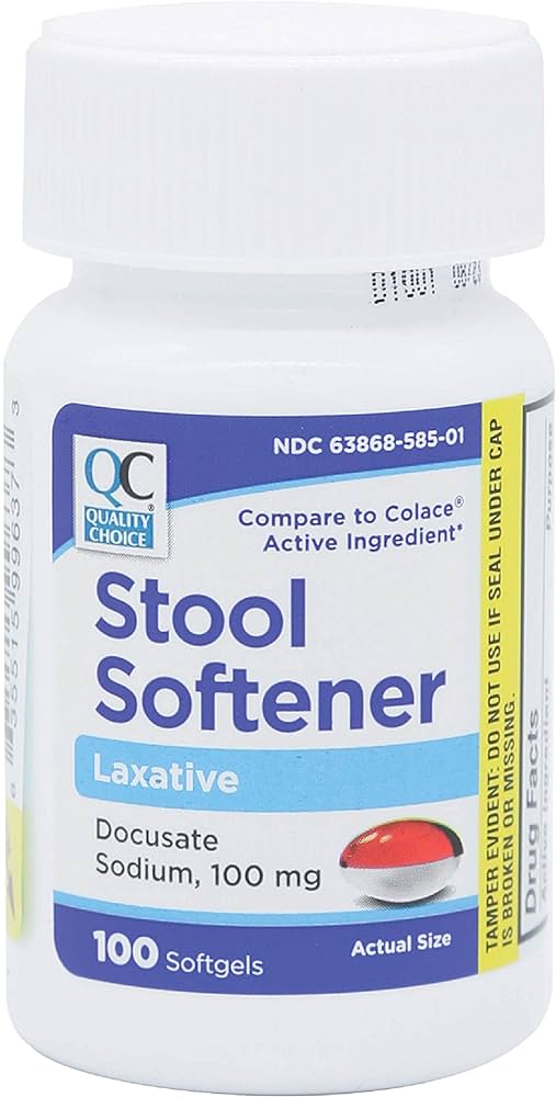 QC STOOL SOFTENER 100MG — M-Care Pharmacy