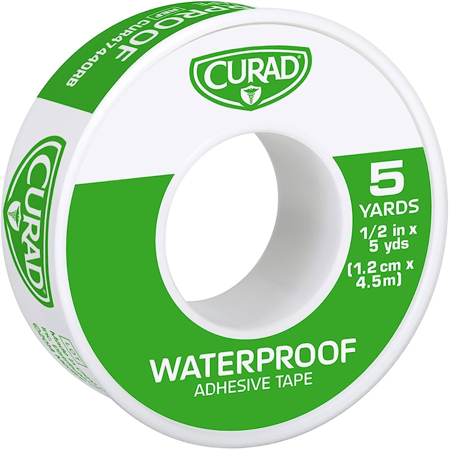 CURAD WATERPROOF ADHESIVE TAPE 5 YARDS 1/2 IN. — M-Care Pharmacy