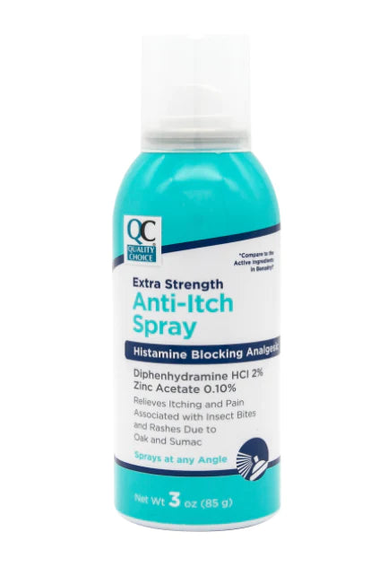 QC ANTI-ITCH SPRAY EXTRA STRENGTH 3 OZ — M-Care Pharmacy