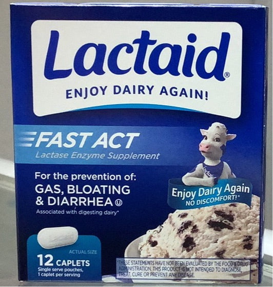 LACTAID 12 CAPS — M-Care Pharmacy