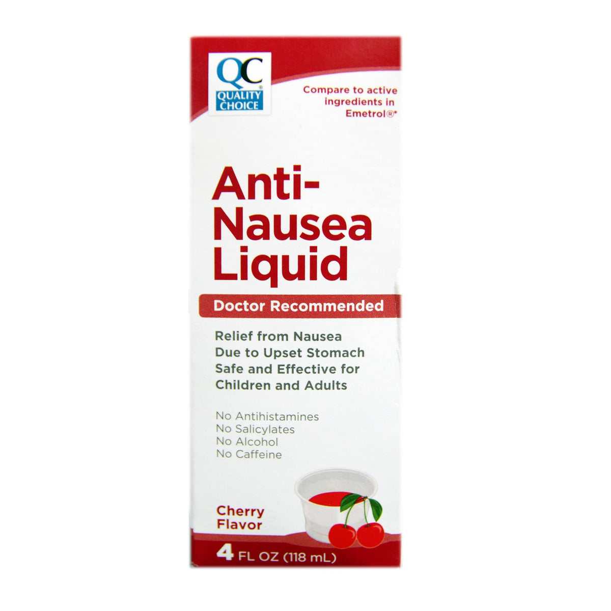 QC ANTI NAUSEA LIQ CHERRY 4OZ — M-Care Pharmacy