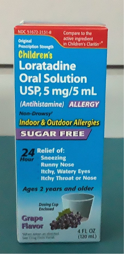 CHILDREN'S LORATADINE ORAL SOLUTION 4OZ SUGAR FREE — M-Care Pharmacy