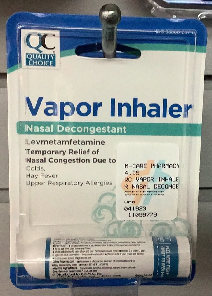 QC VAPOR INHALER — M-Care Pharmacy
